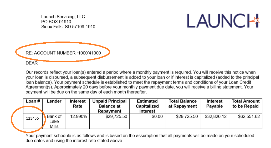 Where can I find my account number or loan ID for Launch? – MPOWER ...